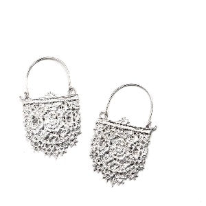 Aria Geometric Hoops – SarahAnaDesigns